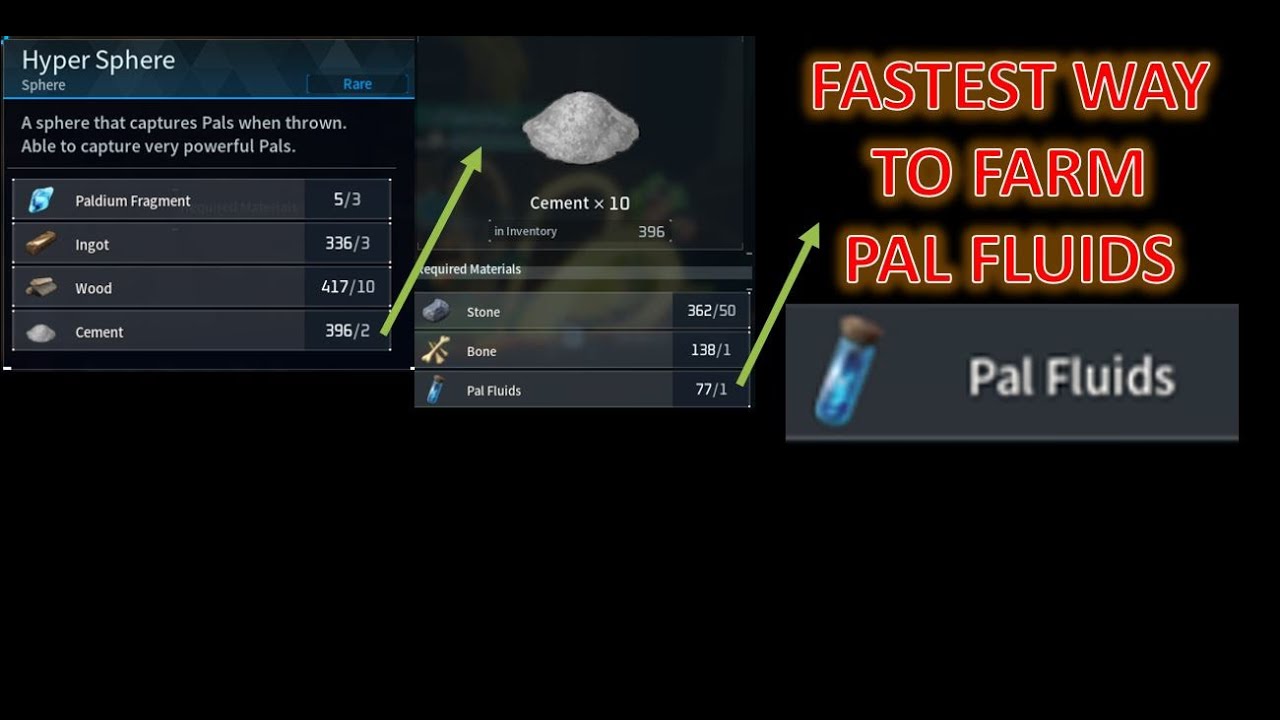 PalWorld best way to get Pal Fluids - YouTube