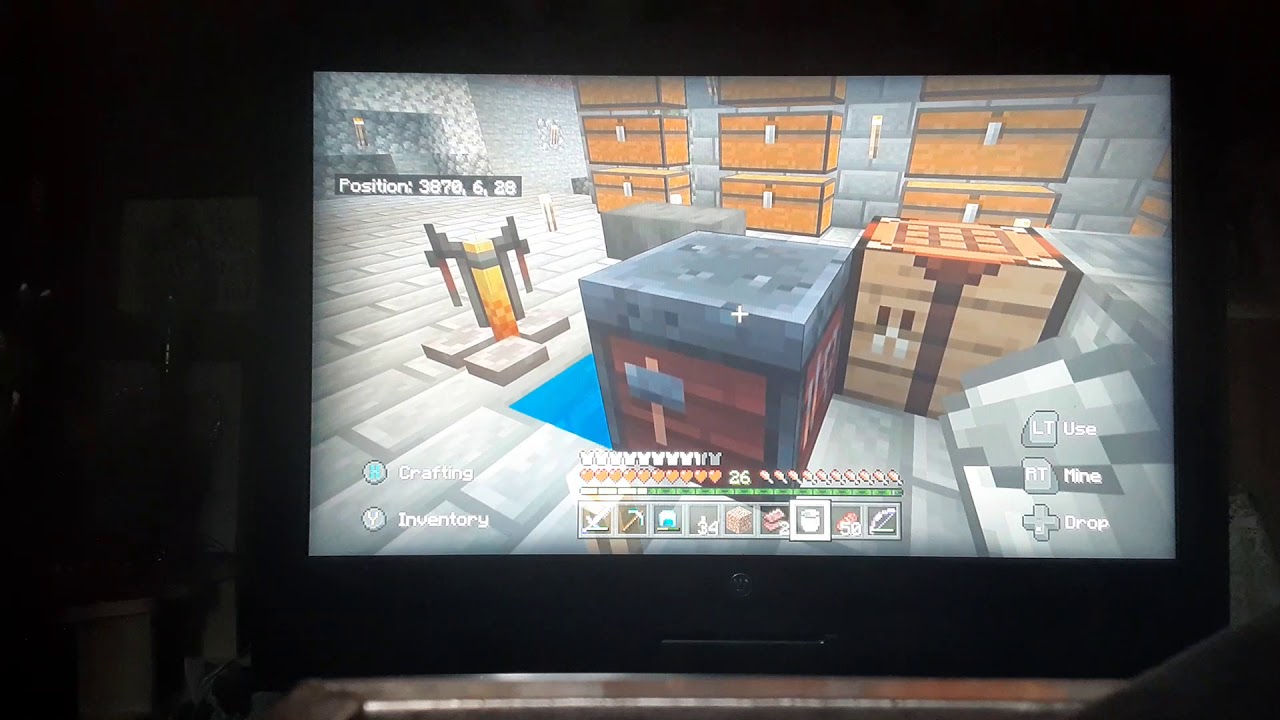 How to craft nether right on Xbox One tools and armor - YouTube