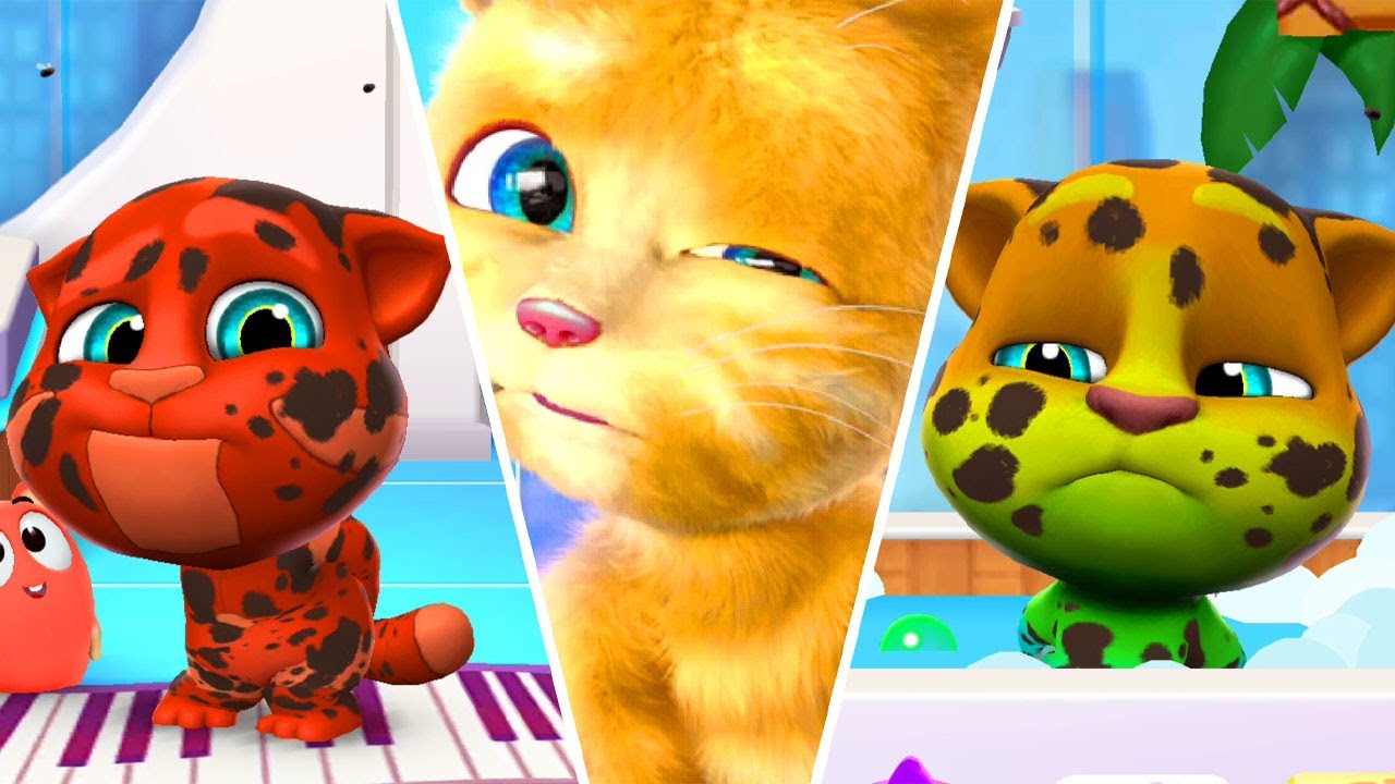 Fun Tom and Ginger / My Talking Tom 2, My Talking Ginger - YouTube