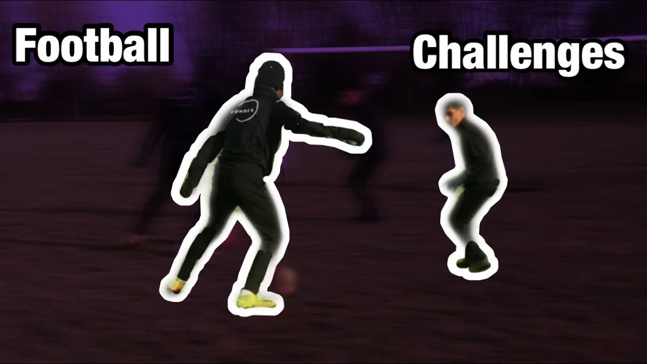 Football challenges(featuring friends) - YouTube