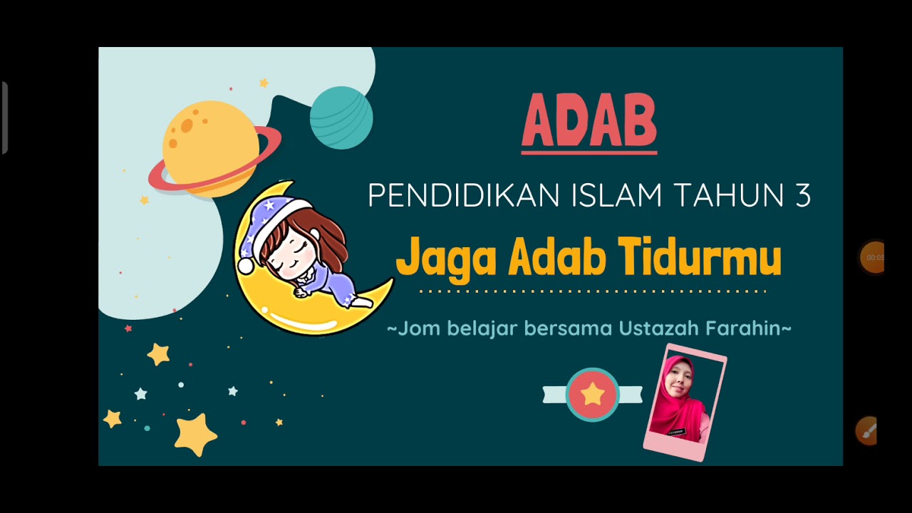 TAHUN 3 | ADAB | Jaga Adab Tidurmu - YouTube