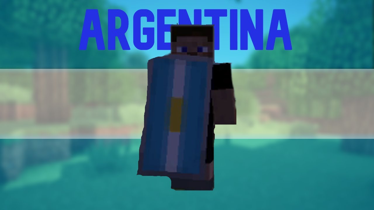 🔥Como HACER la BANDERA DE ARGENTINA 🇦🇷 en MINECRAFT🔥 - YouTube