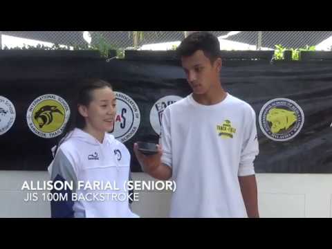 Allison Farial JIS 100M Backstroke - YouTube