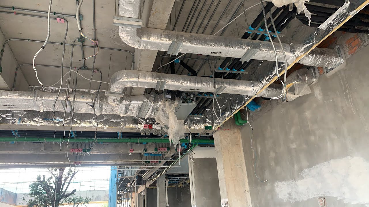 Air conditioner wall partition for FCU - YouTube