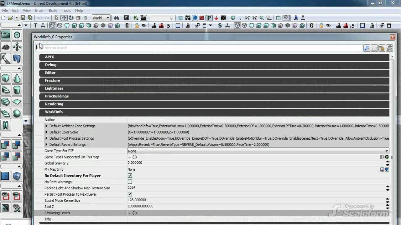 Scaleform Udk Tutorial 6 Of 11 Creating Custom Menus Youtube