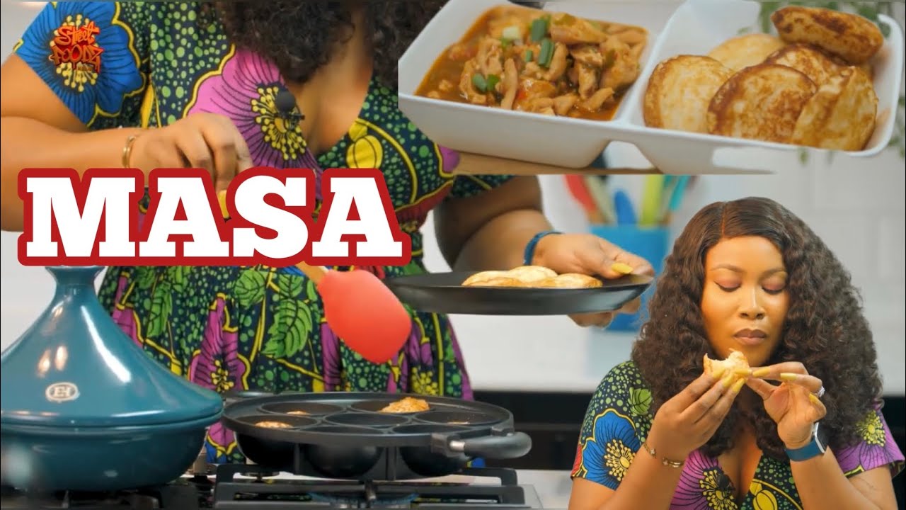 I MADE MASA AND CHICKEN SAUCE | NORTHERN NIGERIA STREET FOOD | MASA ...