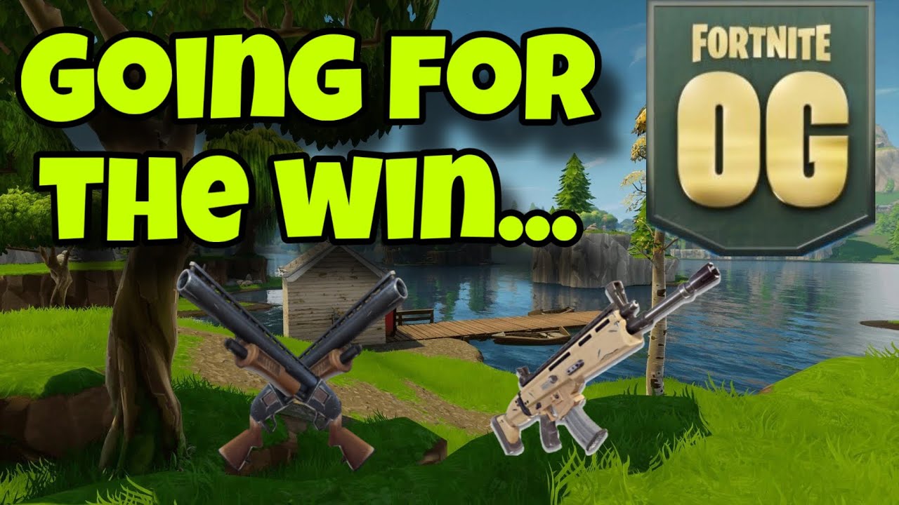 Can I win a game of Fortnite OG - YouTube
