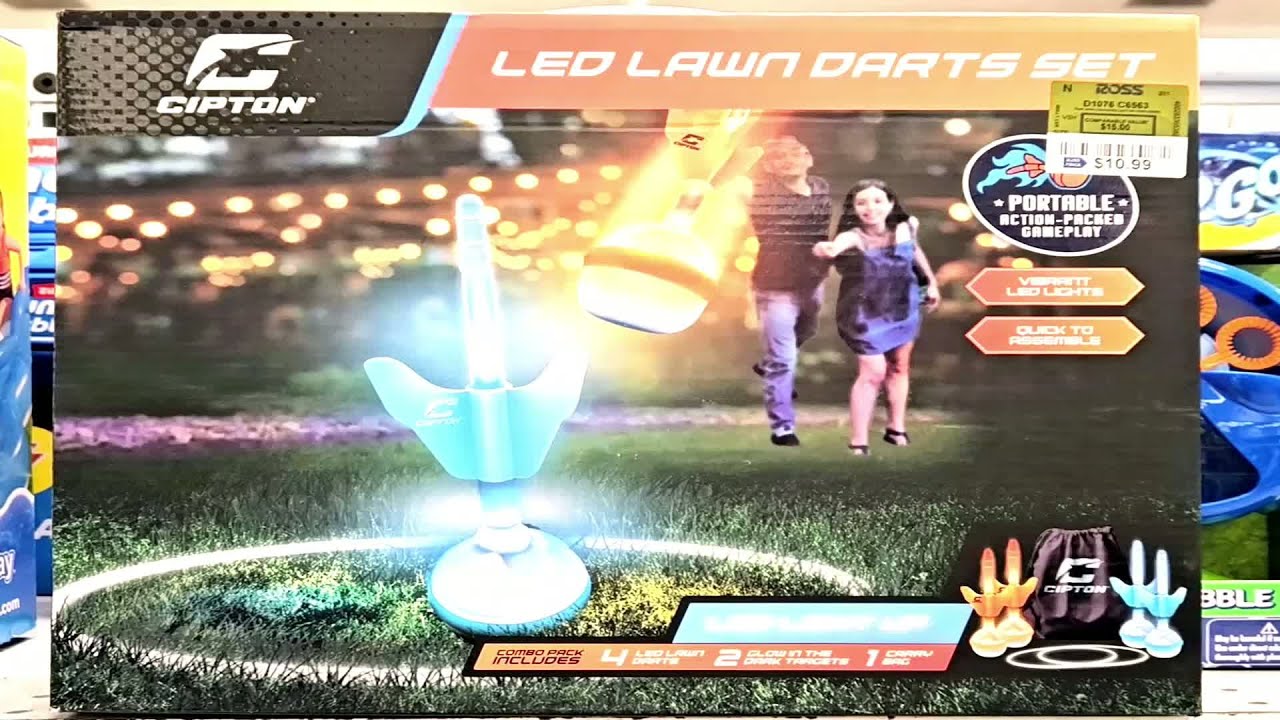 CIPTON LED LAWN DARTS SET Shop with us at ROSS!!! - YouTube