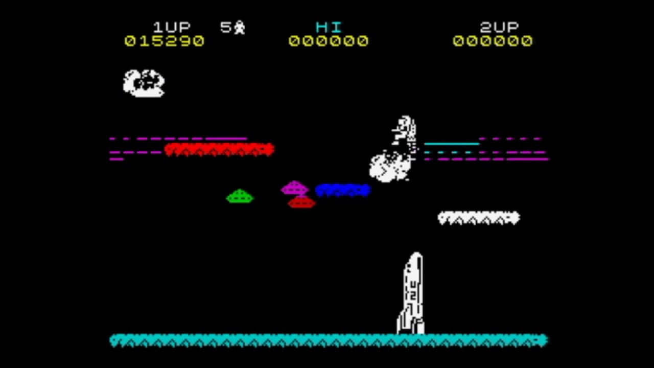 Jetpac Advanced (2010) Walkthrough, ZX Spectrum - YouTube