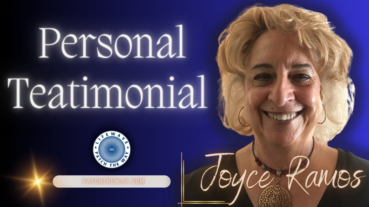 Personal Testimonial of Lifewave with Joyce Ramos: Knee Replacement ...