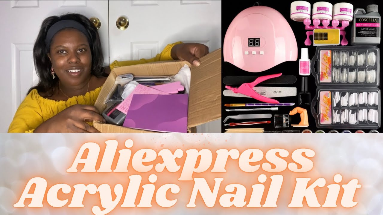 AliExpress Acrylic Nail Kit - What’s Inside? - YouTube