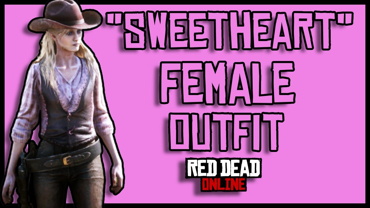 "Sweetheart" Pink Female Outfit Idea | Tutorial | RDR2 Online | Red ...