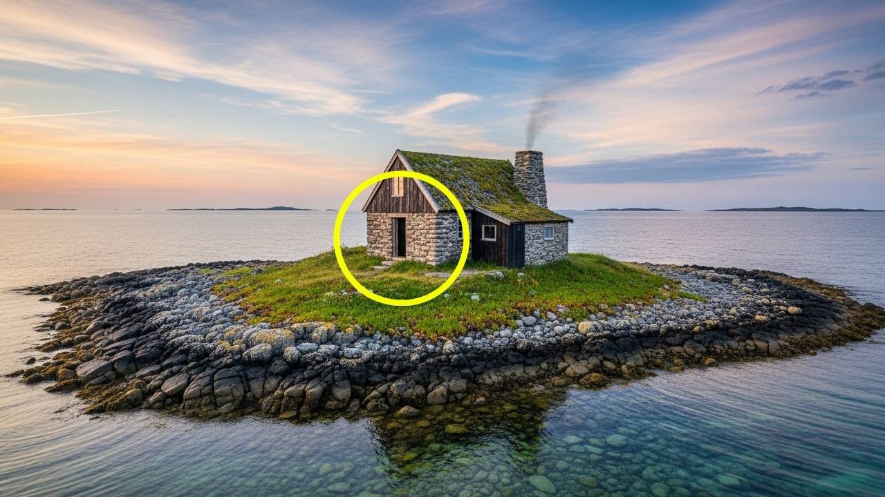 How people live on the islands nowadays where only one house is located ...