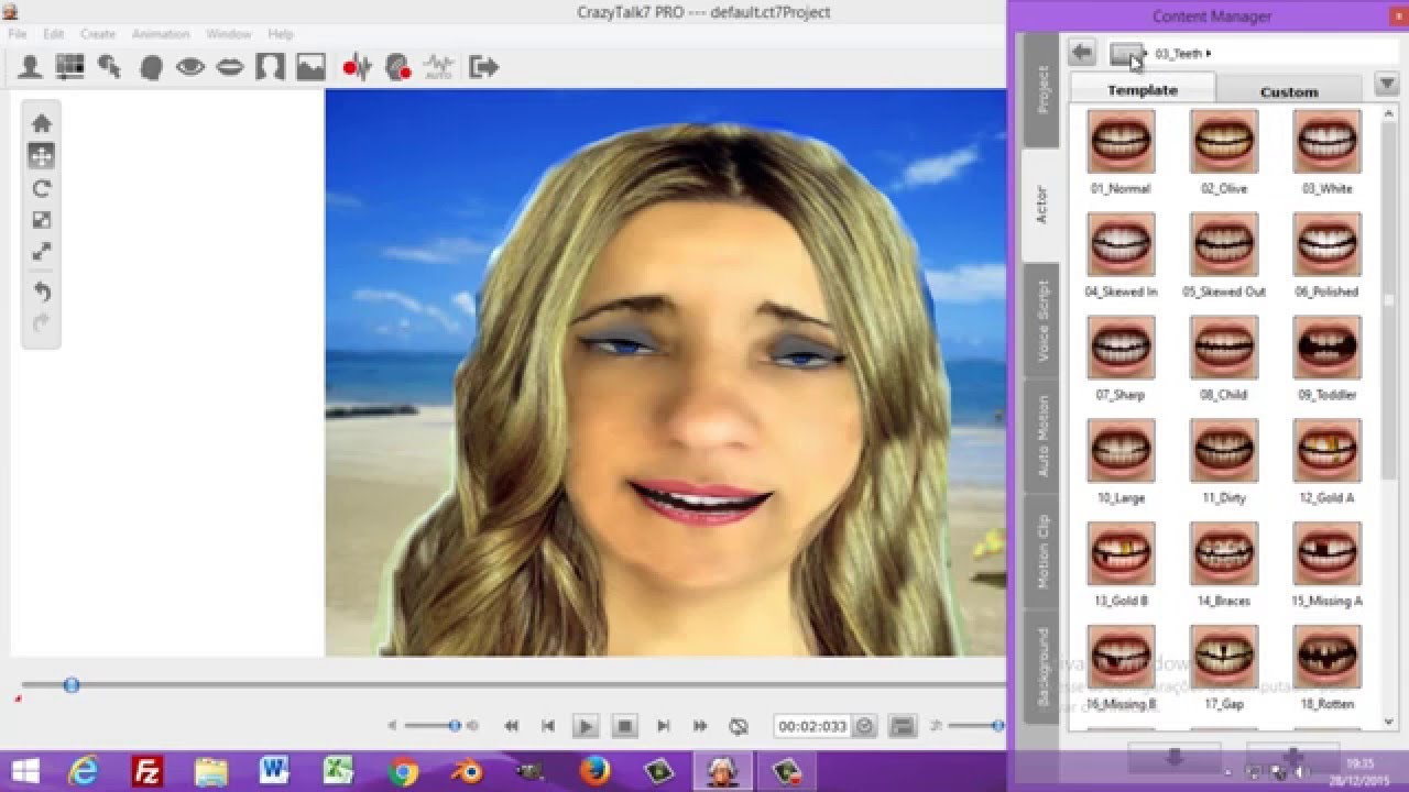 , Como Fazer Imagem ou foto Falar, passo a passo no Crazy Talk 7 pro. Parte 4 - YouTube