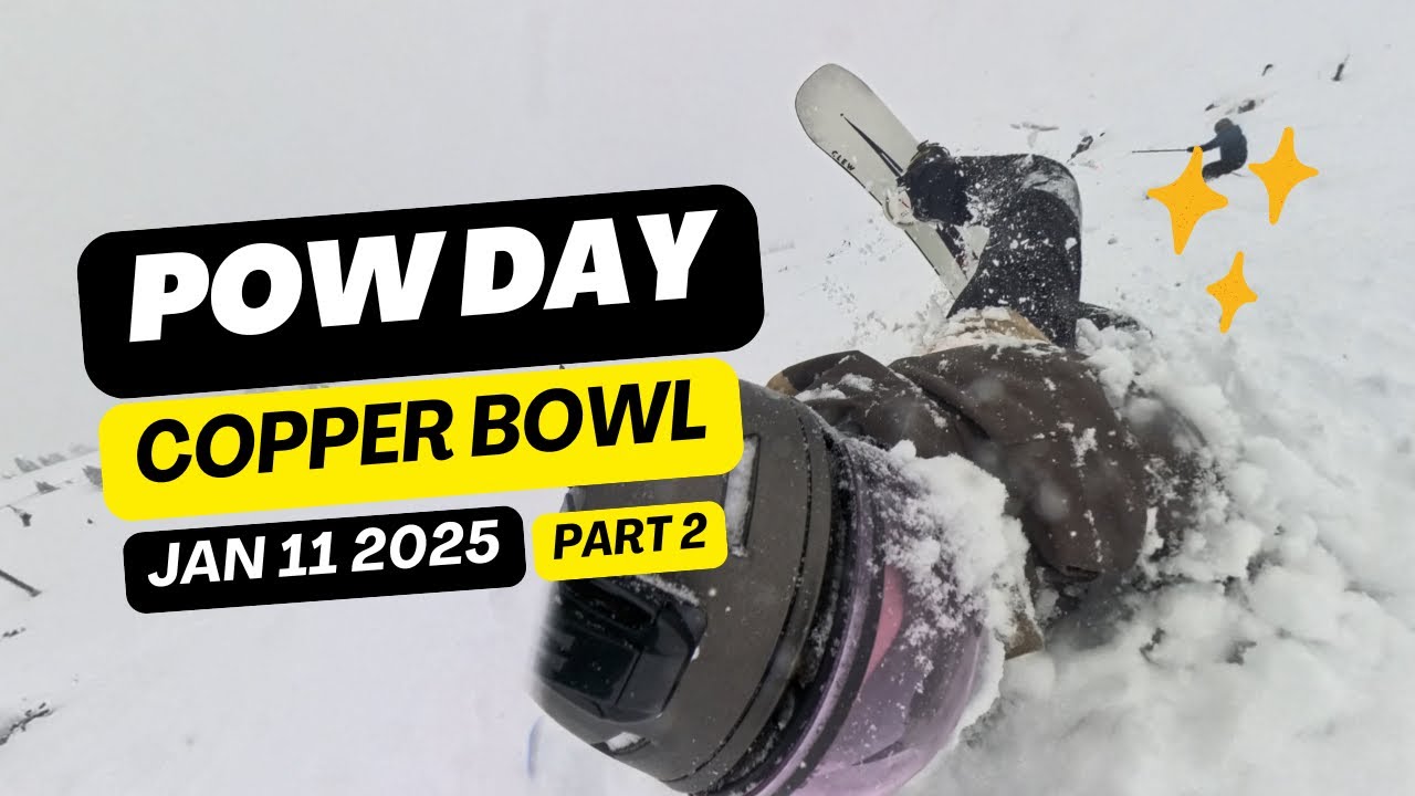 Epic Powder Day: Copper Mountain Pt.2 (Mountain Chief lift) - YouTube