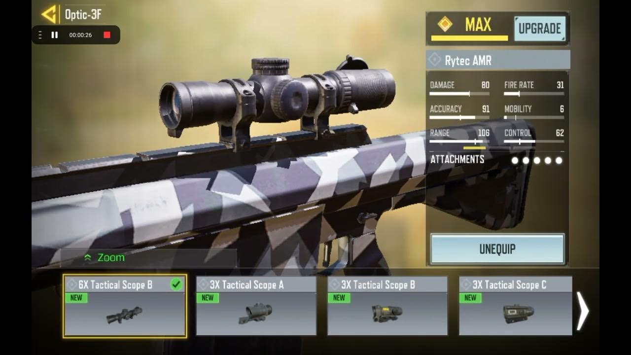 Best loadout for sniper #codm - YouTube