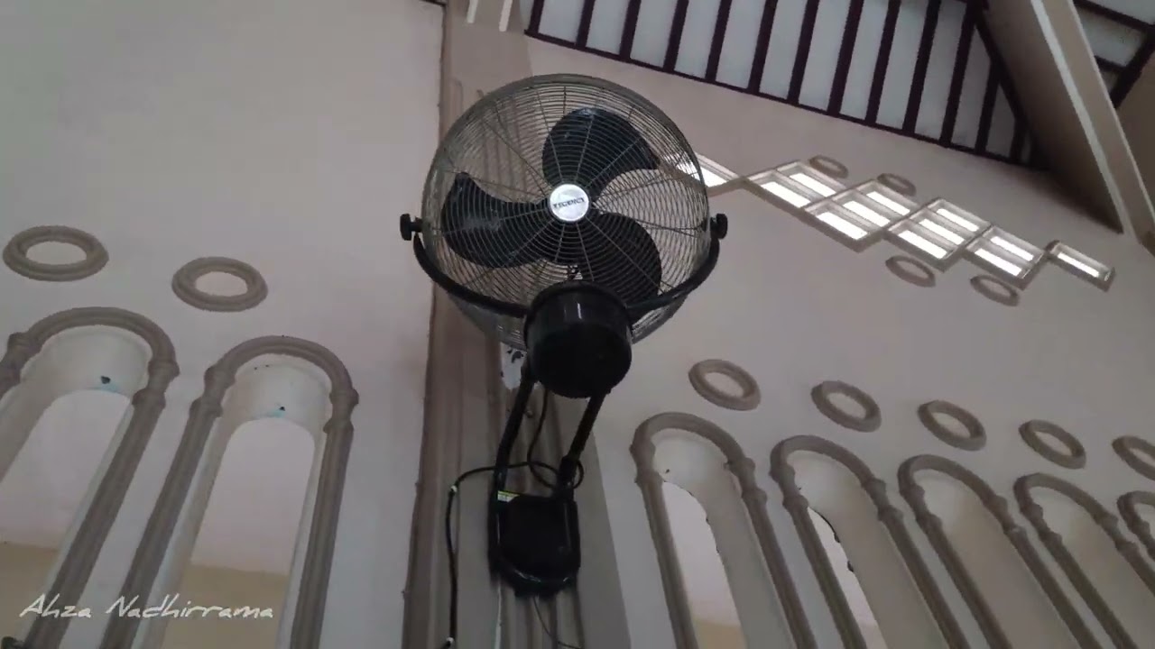 #ncfd Wall Fans in Mosque Running - YouTube