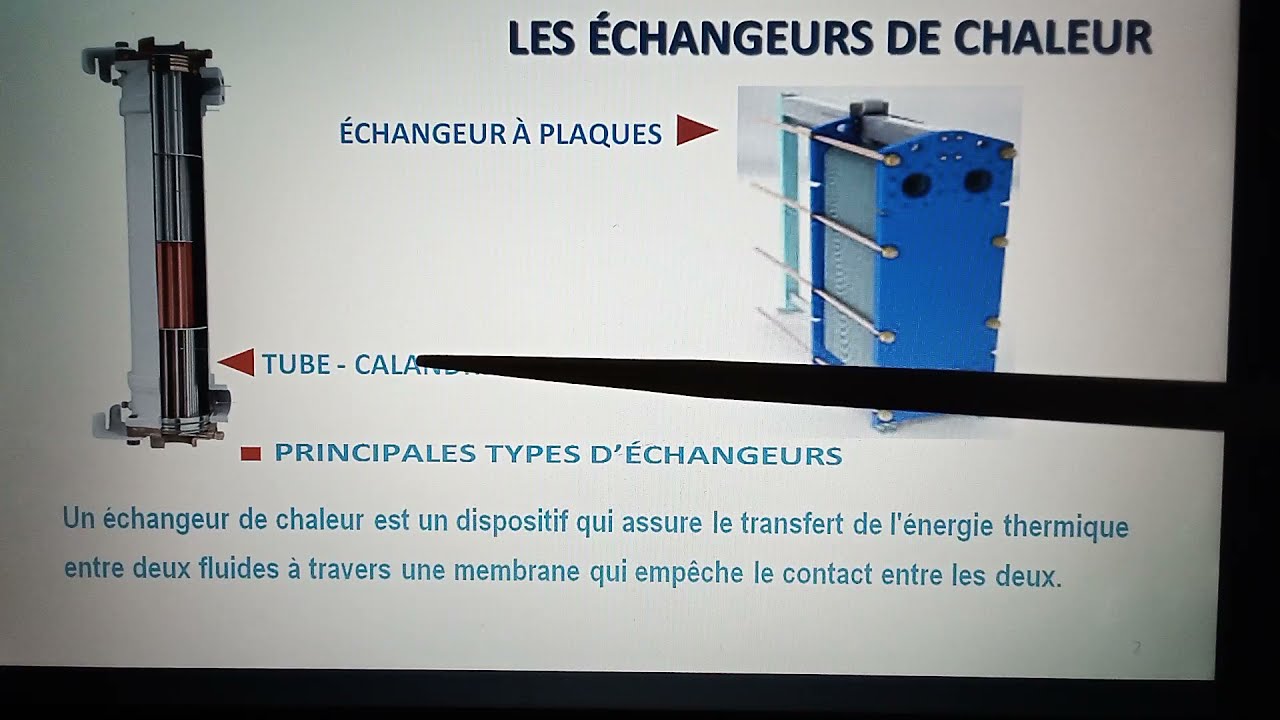 FLux thermique dans un échangeur tubulaire partie 1 - YouTube