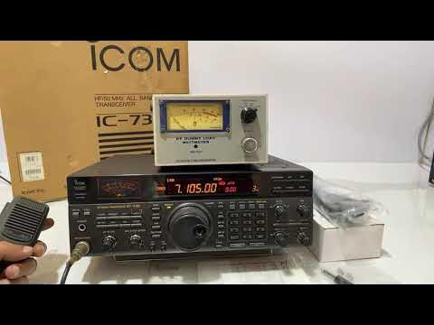 Icom IC-736 HF/50MHz 140W Open Duzbuk - YouTube