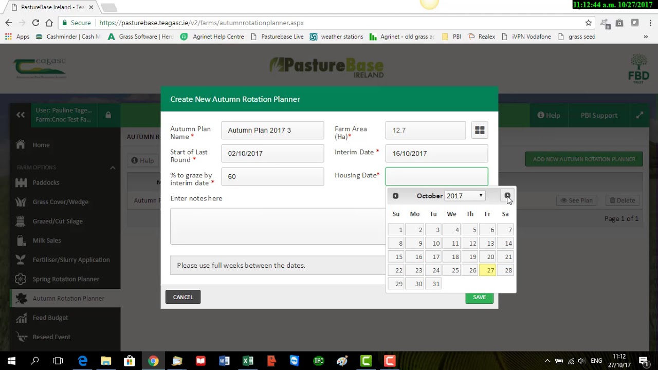 Creating an Autumn Rotation Planner on PBI - YouTube