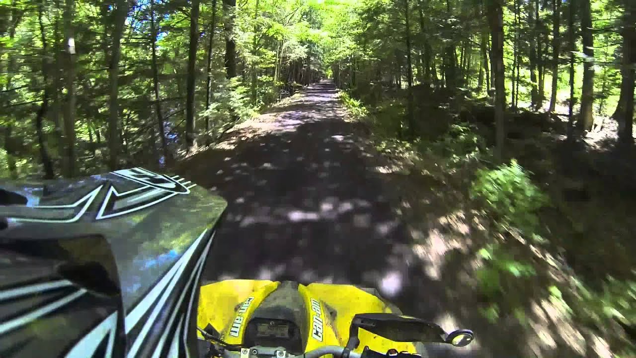 ATV Ride on Sugar River Rail Trail - HD - YouTube
