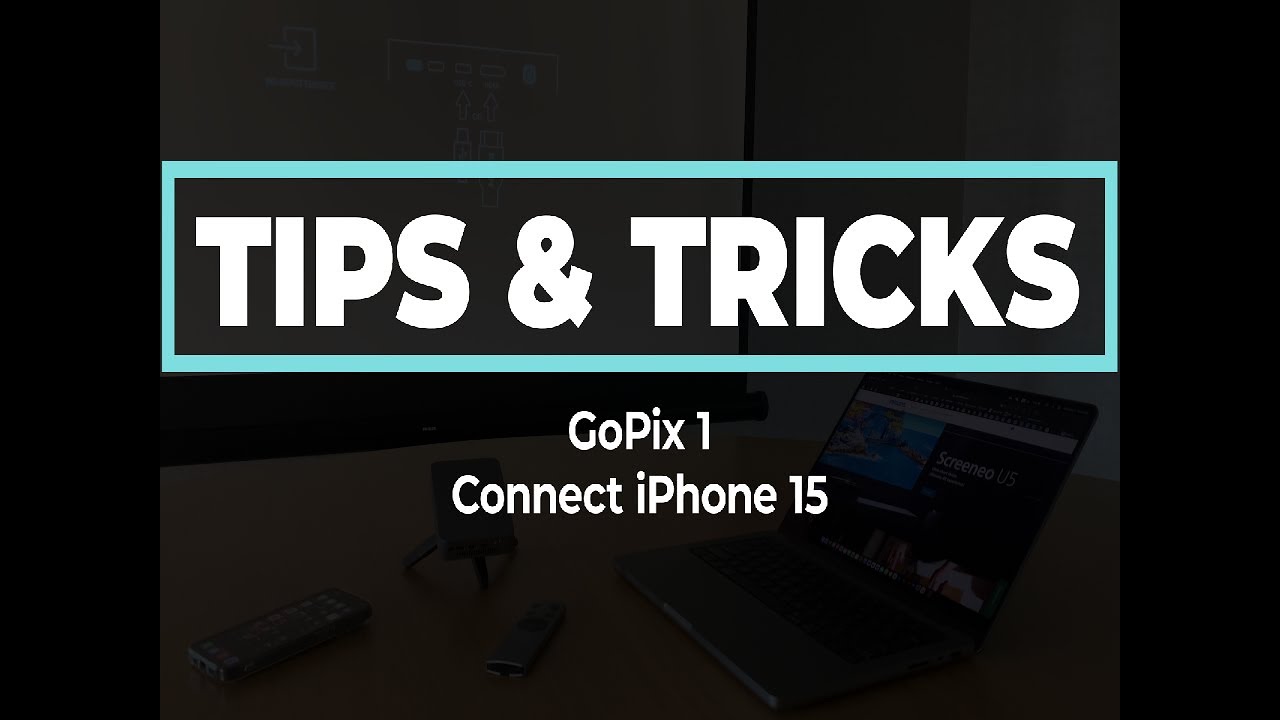 Easy iPhone 15 Connection: Philips GoPix 1 Projector with USB-C Setup ...