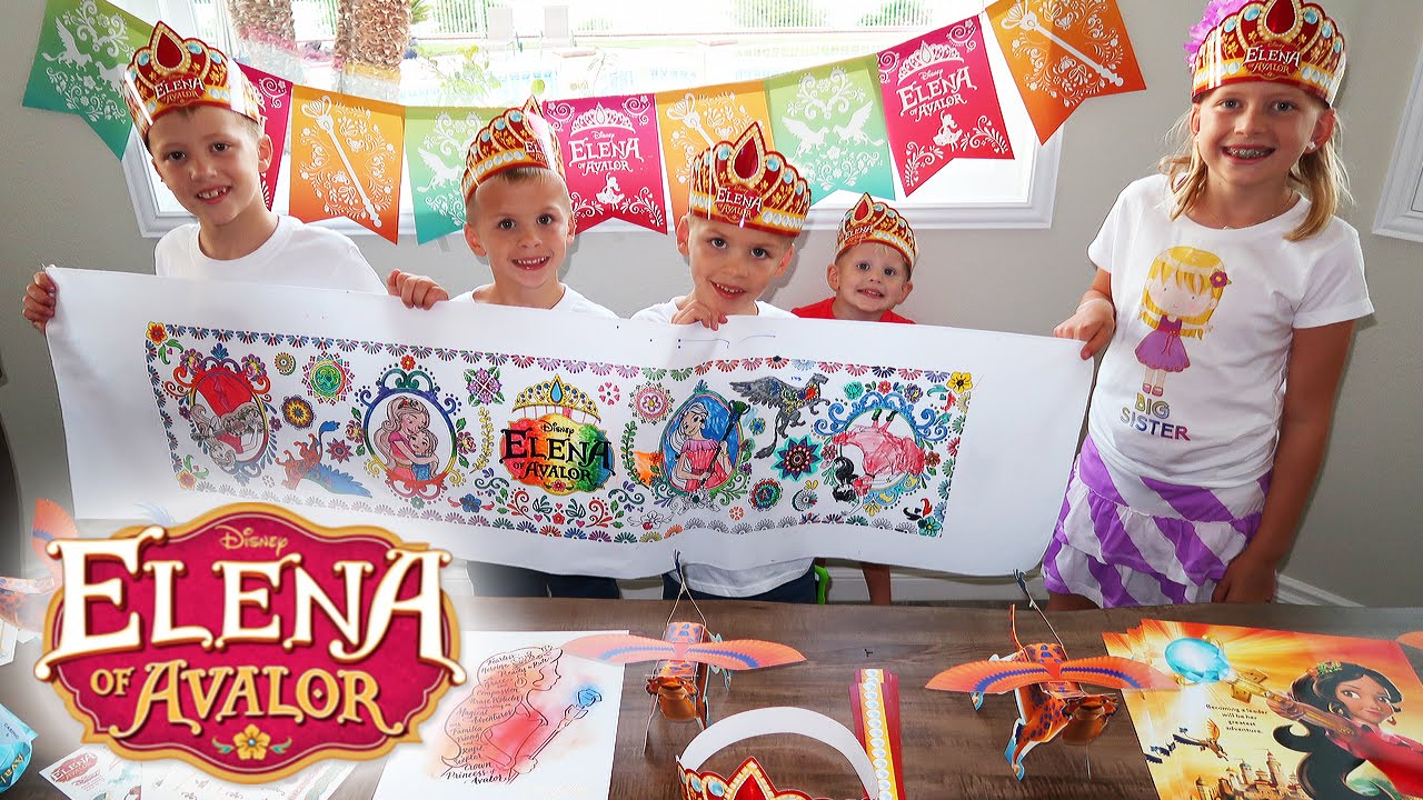 Elena of Avalor Family Craft Time - YouTube