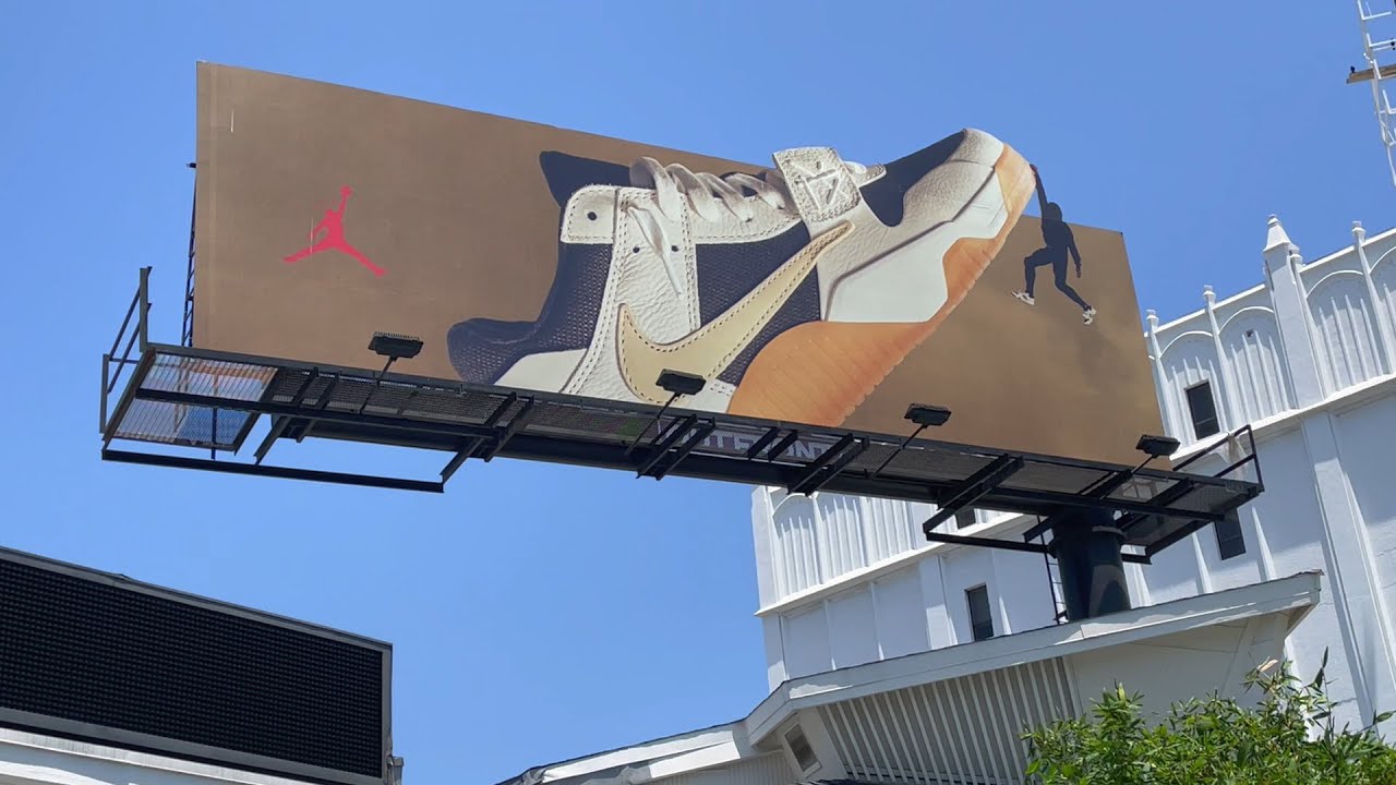 Travis Scott x Jordan Jumpman Jack “Sail” Billboard in Los Angeles 🌆 ...