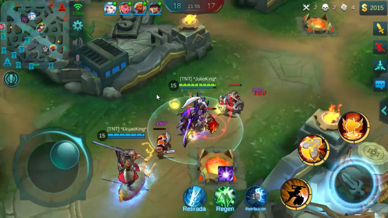 Mobile Legends Ranked Team TNT vs ALL STAR TORNEO sc CHILE - YouTube