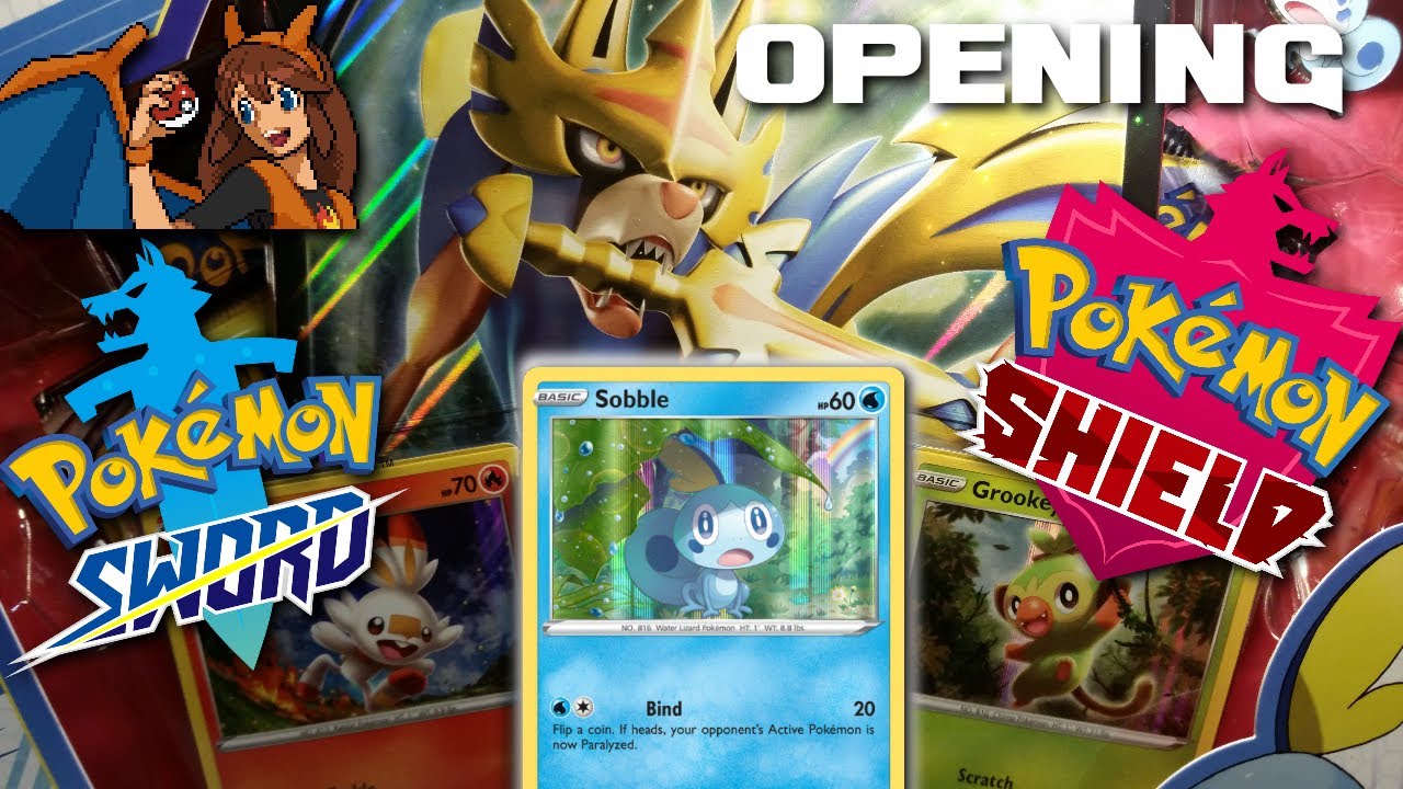 THE FIRST SOBBLE CARD - Opening a Sobble Galar Collection Box of ...