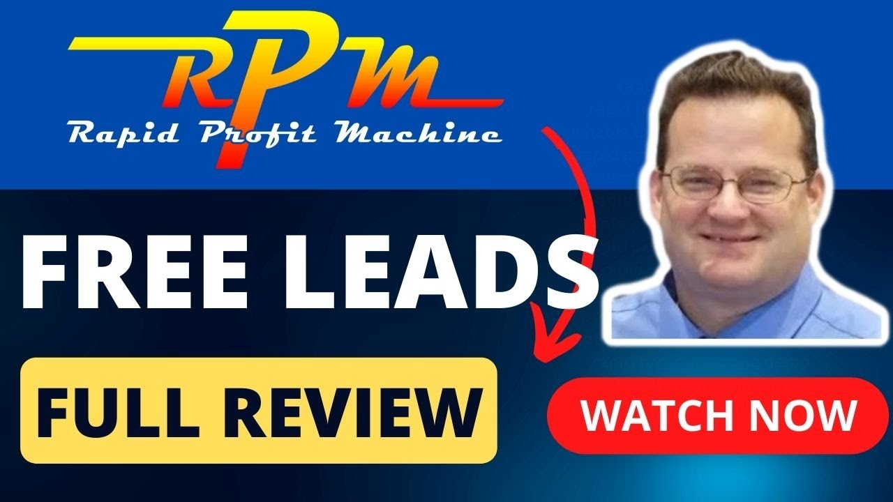 RPM Rapid Profit Machine Review Demo - FREE Email Leads & FREE Account ...