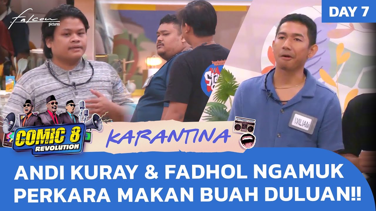 Andi Kuray & Fadhol Ngamuk Perkara Makan Buah Duluan!! # ...