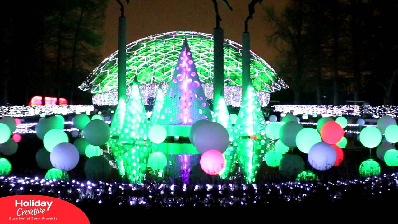 Holiday Creative - DMX Intelligent Orb Show - YouTube