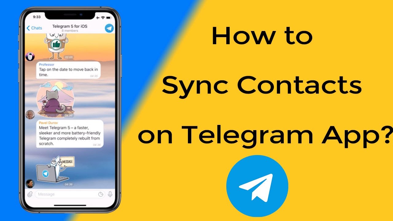 How to Sync Contacts on Telegram App? - YouTube