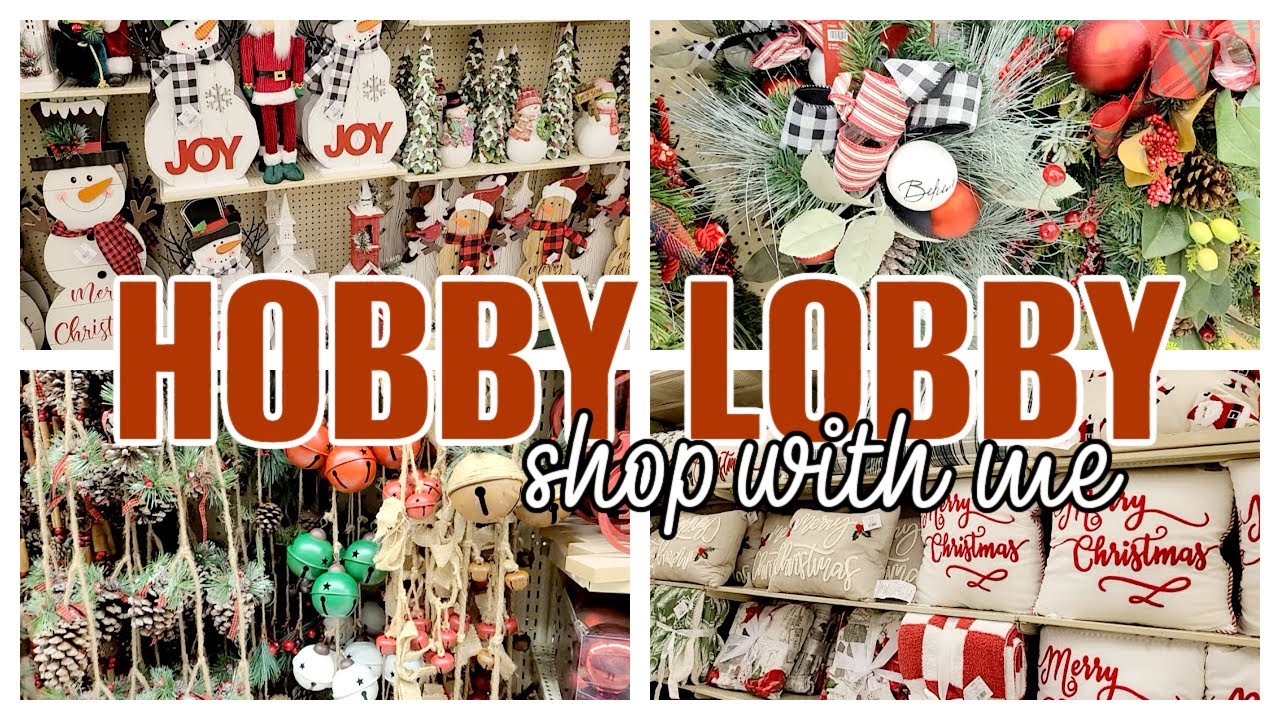 HOBBY LOBBY SHOP WITH ME CHRISTMAS 2024 || ROBIN LANE LOWE - YouTube