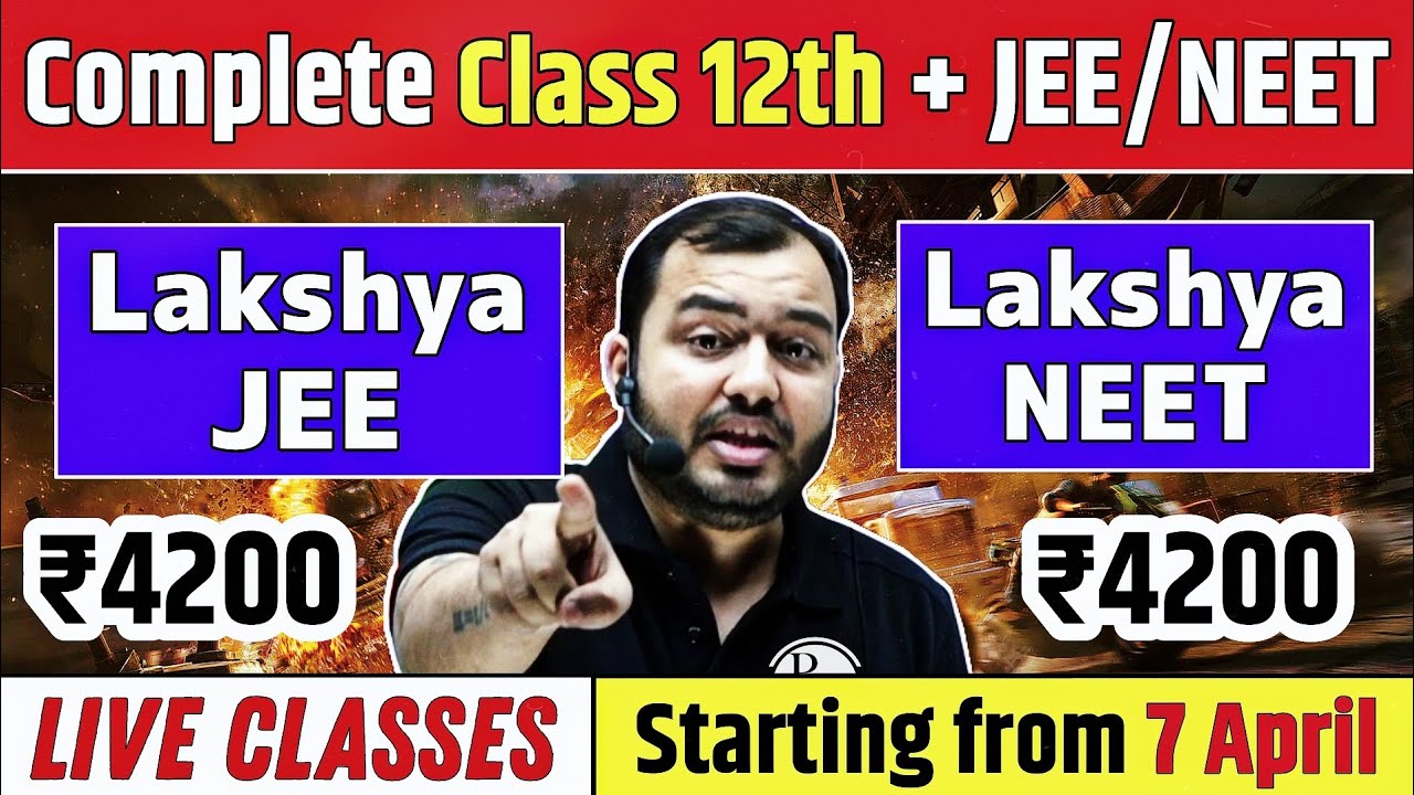 [2022] LIVE Batches for Class 12th Launched !!! Lakshya NEET & Lakshya ...
