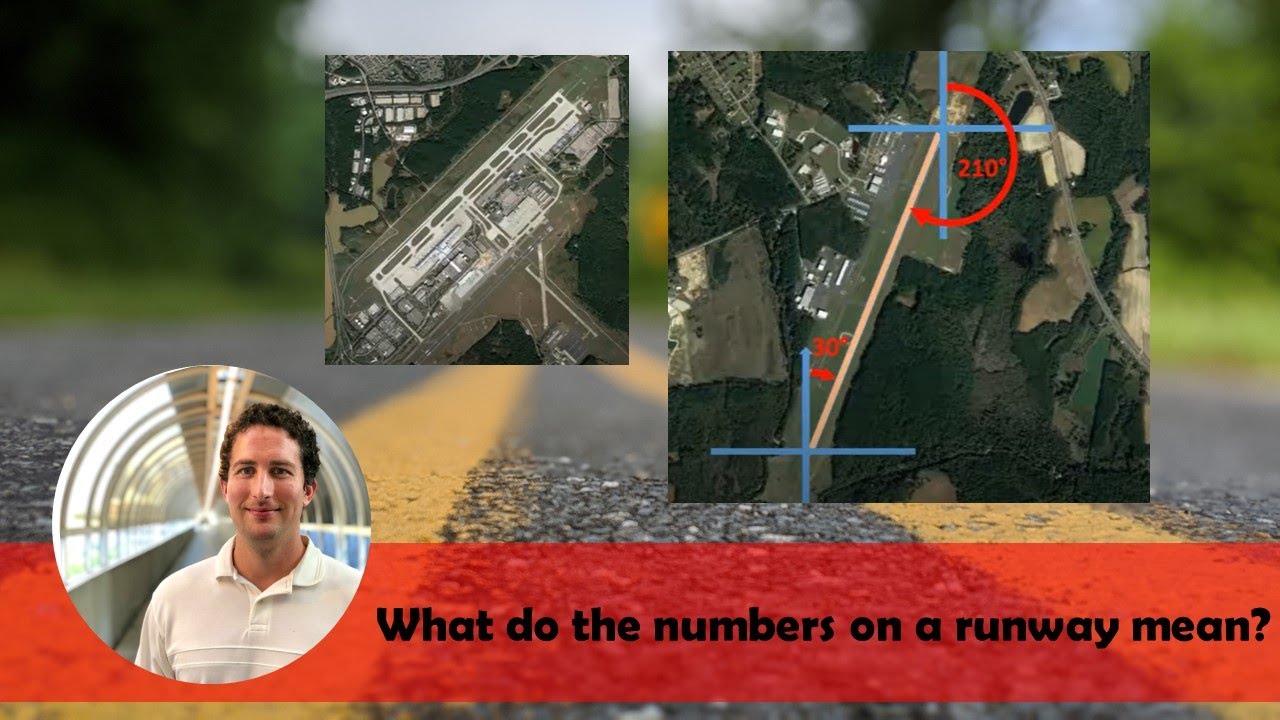 What do the numbers on a runway mean? - YouTube
