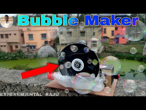 How To Make A Automatic Bubble Maker At Home.Diy Bubble Maker. - YouTube