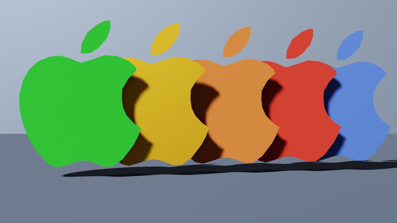 APPLE LOGO IN BLENDER - YouTube