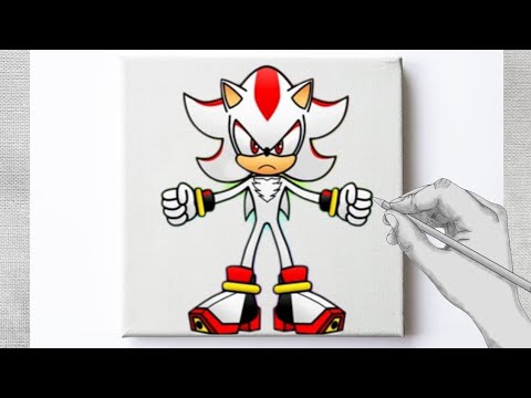 How to draw HYPER SONIC - Sonic The Hedgehog 2021@art online - YouTube