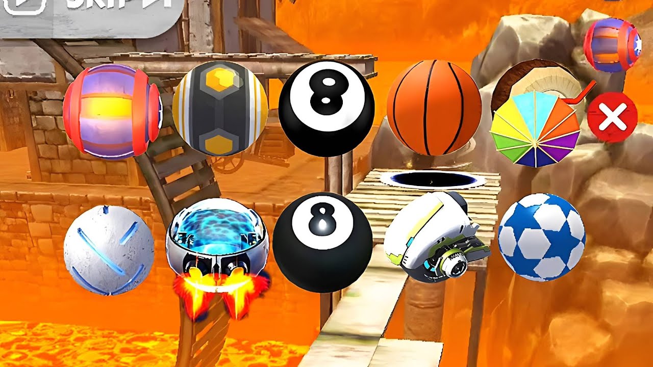🎱 Going Balls VS Rollance Balls Action Ball Games New Race 853 ...