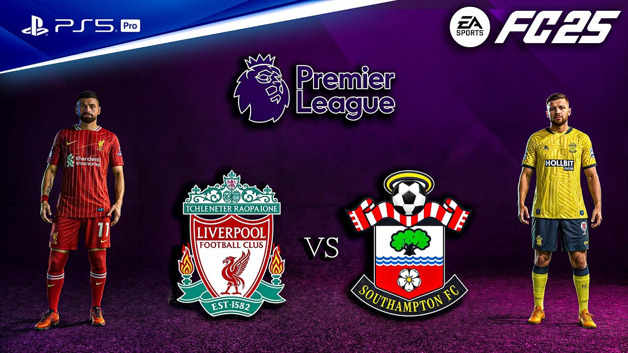 FC 25 - Liverpool vs. Southampton | Premier League 24/25 Full Match ...