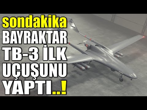 #sondakika BAYRAKTAR TB-3'LER SAHNEYE ÇIKTI..!! İLK UÇUŞUNU YAPTI..!!