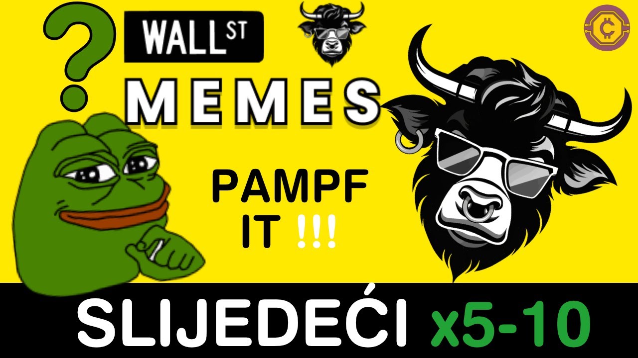 💵 🔥 WALL STREET MEMES $WSE Presale - Slijedeca PAMP x10 Kriptovaluta ...