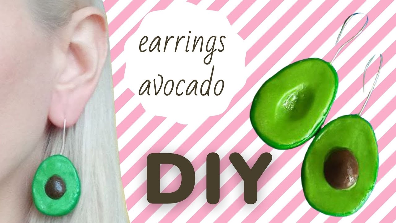 How to make Play doh earrings. Simple DIY - YouTube