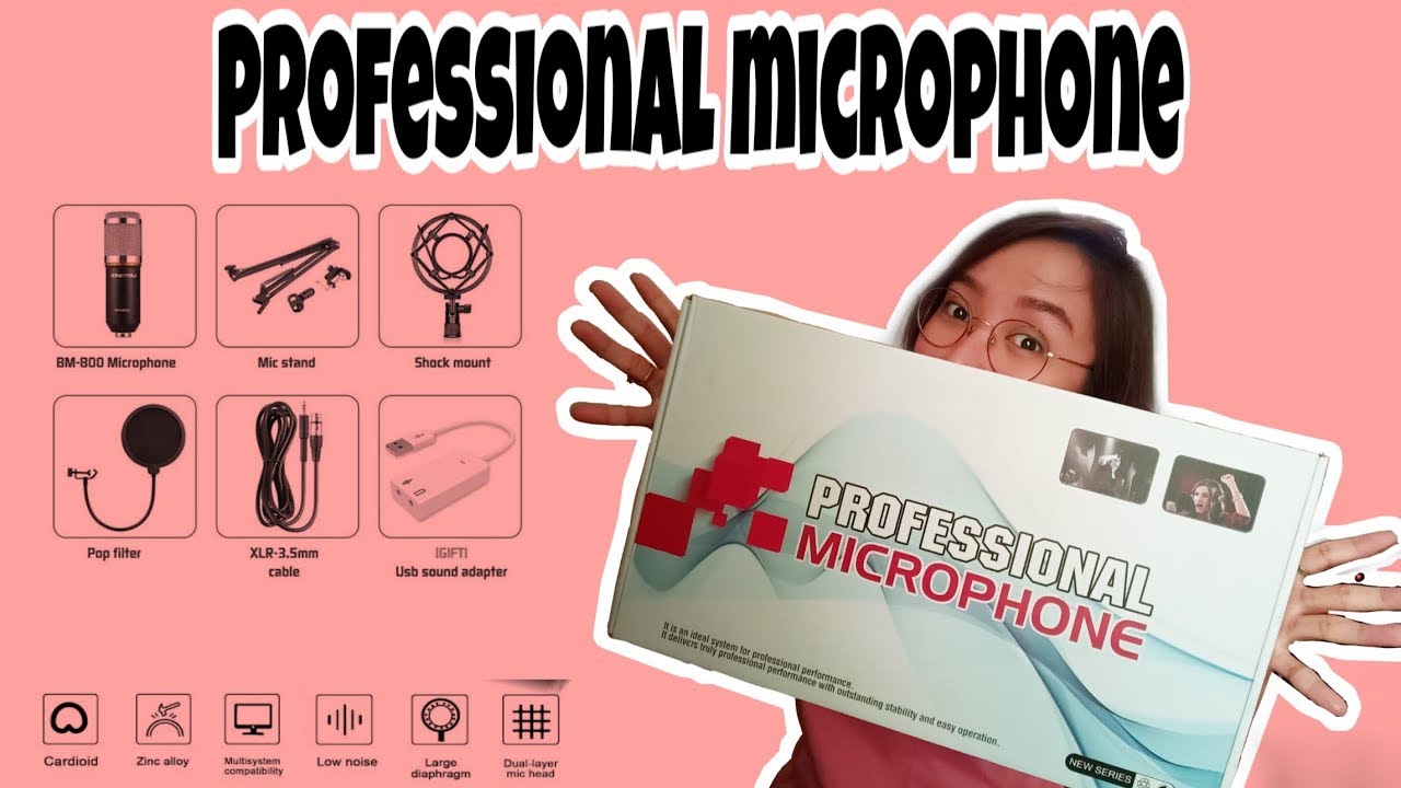 Professional Microphone Unboxing and Product Review | Vlog #9 - YouTube