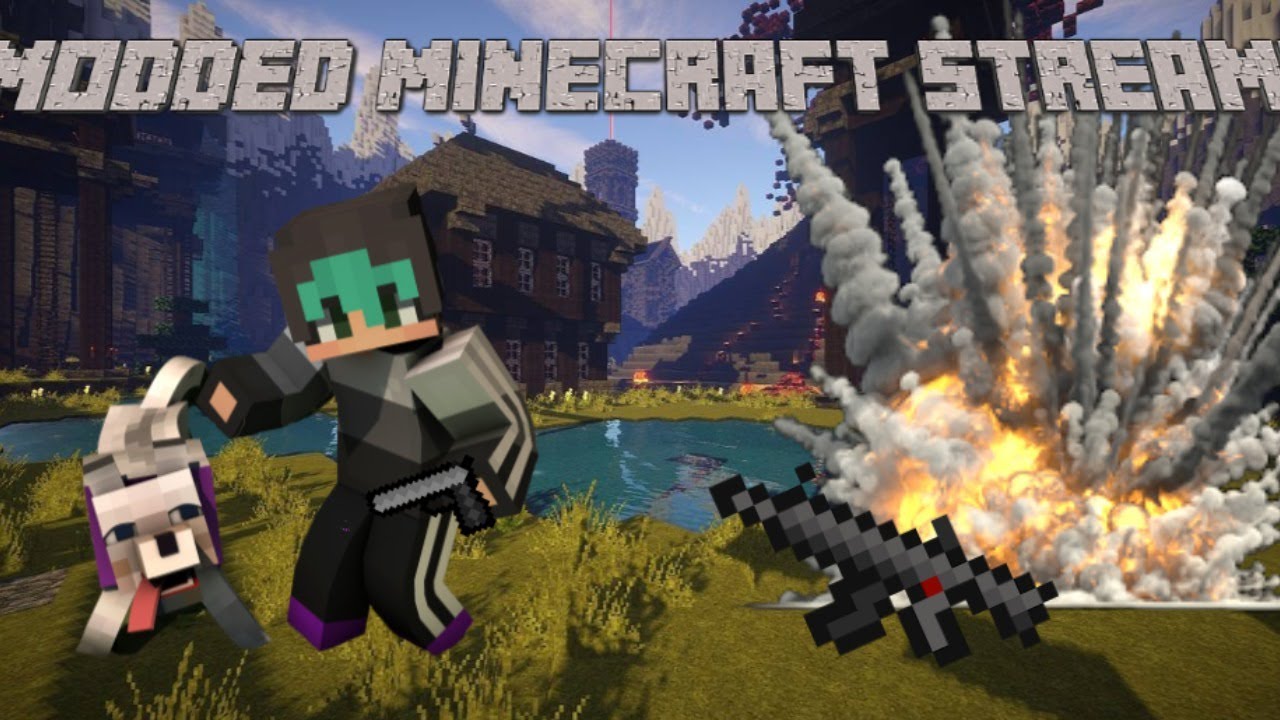 Totally Normal Modded Minecraft Stream [Pt. 2 - Portal to Heaven ...