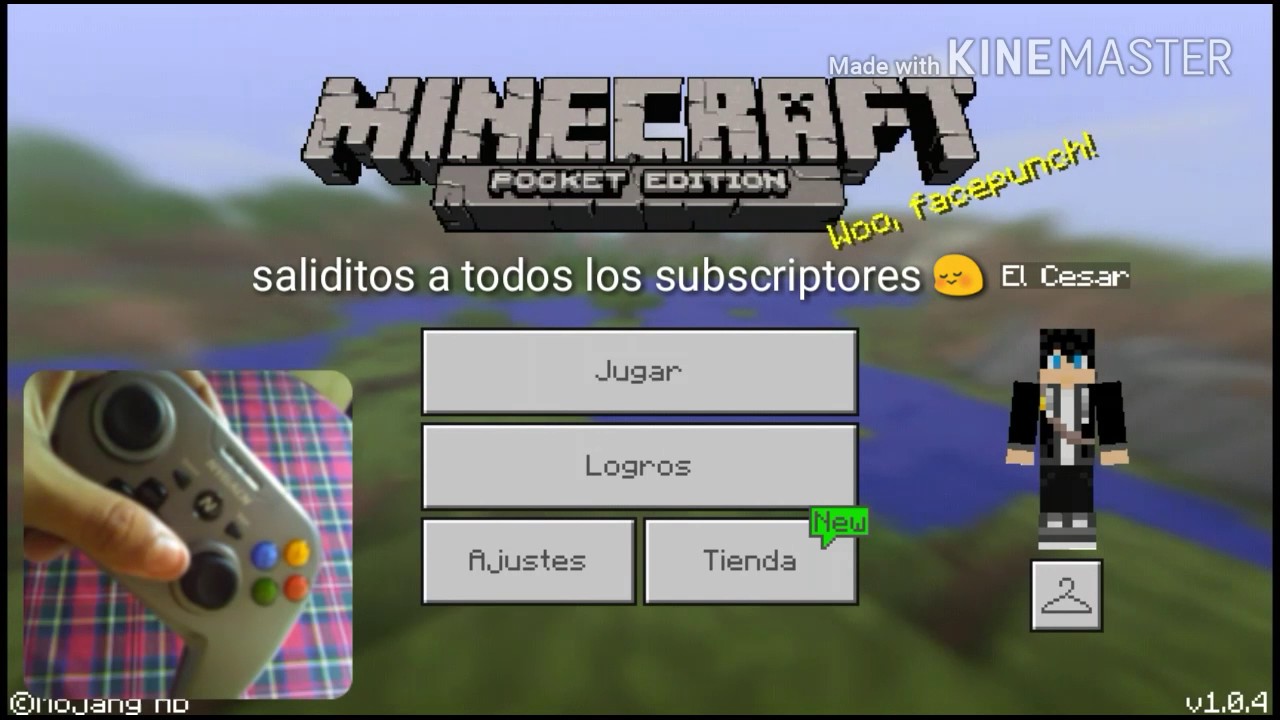 Como configurar cualquier control de mando en minecraft pe - YouTube