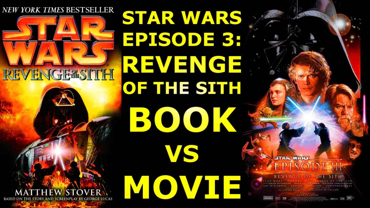 Book Versus Movie - Star Wars Revenge of the Sith - YouTube
