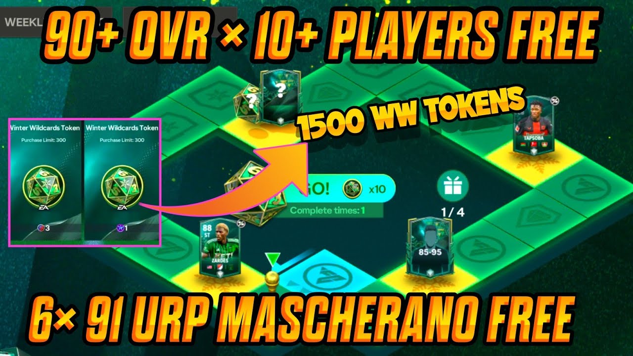 WINTER WILDCARDS EVENT GUIDE || 90+ OVR PLAYERS FREE || 10 UNIVERSAL ...